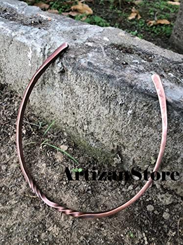ARTIZANSTORE Medieval Viking Torc Necklace, Celtic, Historical ...