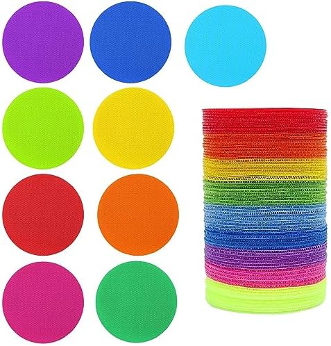 JALCH 90 Pcs Spot Markers - Durable Floor Circles for Social Distancing ...
