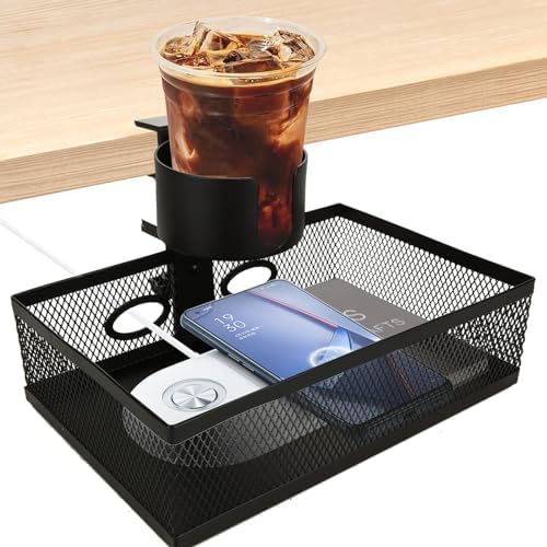 Amazon.com: Oungy 360°Rotation Under Desk Drawer Clamp-on Swivel Pencil ...