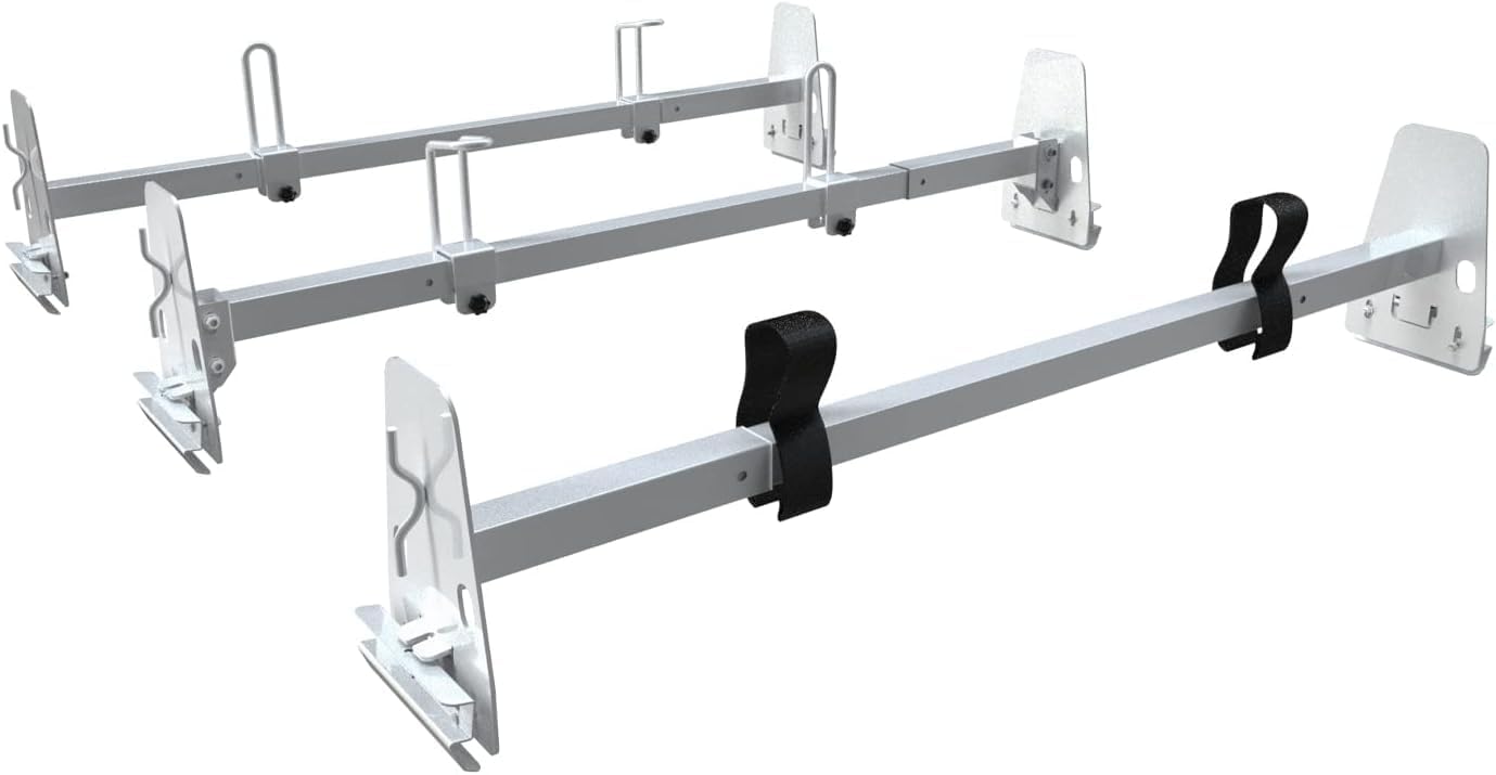 Amazon.com: Roof Ladder Rack for Van, Adjustable Length 57''-65'', 3 ...