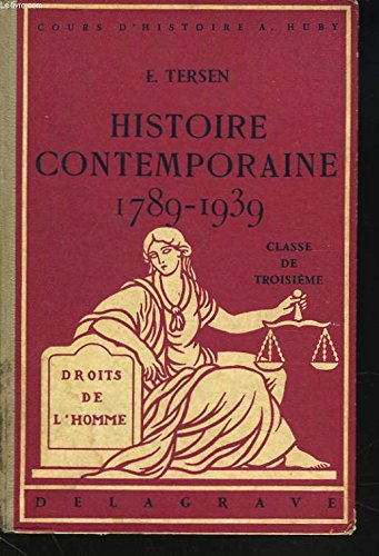 Amazon.com: Histoire contemporaine 1789-1939 Classe de Troisième: E ...