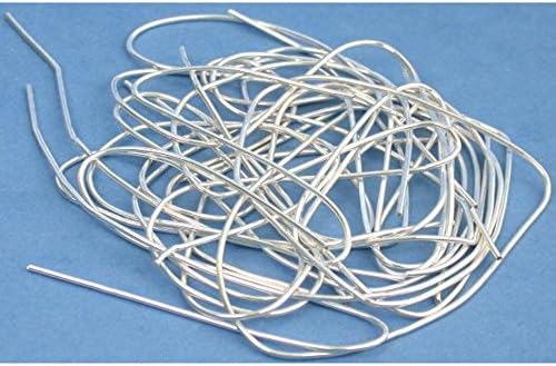 Amazon.com: French Wire Bead Stringing Jewelry Silver Tone Medium