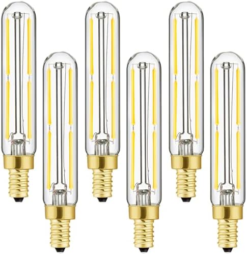 Leools E12 LED Bulb Dimmable 4W Equal 3000K Soft White T6 B11 ...