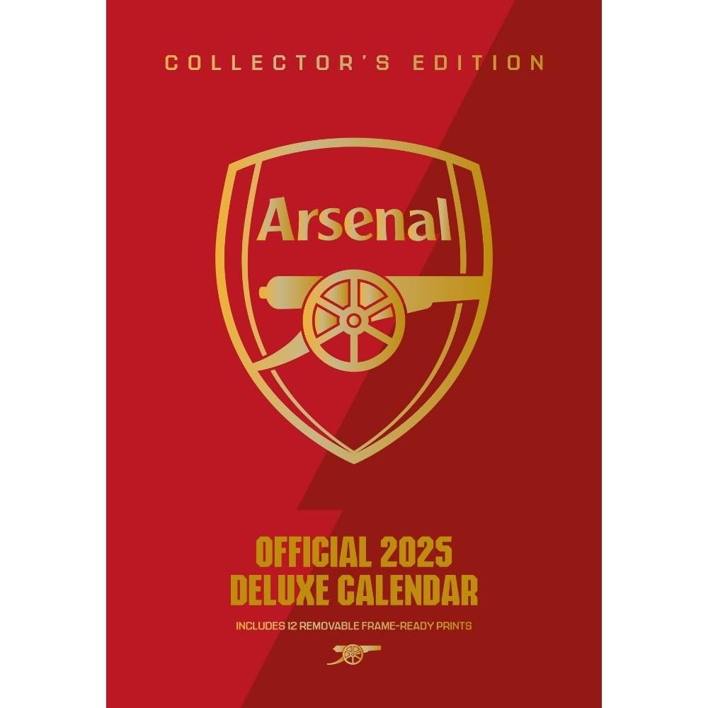 Amazon | Arsenal FC A3 Deluxe Calendar 2025 | 輸入版カレンダー