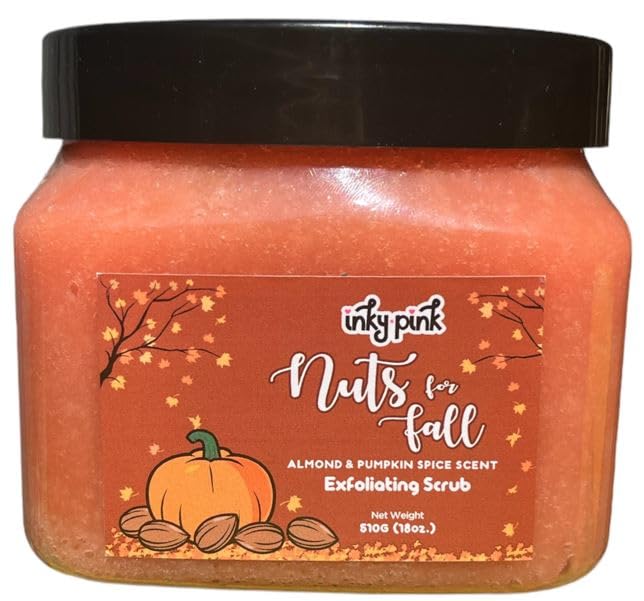 Amazon.com : Inky Pink Nuts for Fall, Exfoliating Scrub Almond with ...