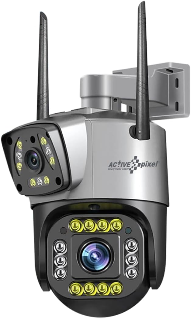 Buy Active Pixel 4G 2MP+2MP Live View Outdoor Wireless Dome Cameras ...