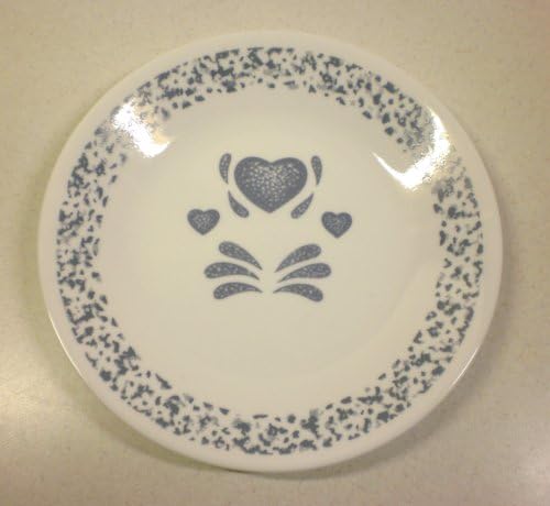 Corelle - Blue Hearts - 6 3/4" Bread & Butter Plates (Set of 4 ...