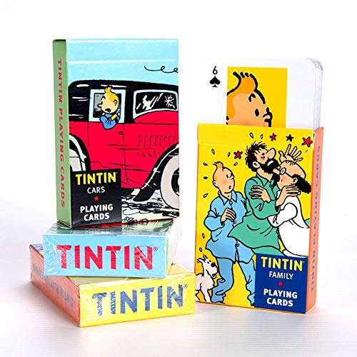 Aranyak Hobby® Official Tintin Playing Cards for Collection. Set of 2 ...