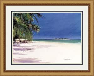 Amazon.com: "Offshore Island" by Neil Murison - Framed Artwork ...