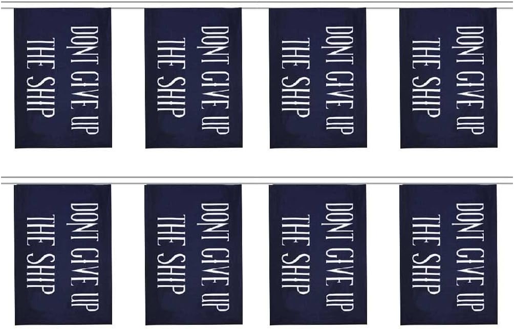 Amazon.com: Commodore Perry Don't Give Up Ship 12x18 Bunting String ...