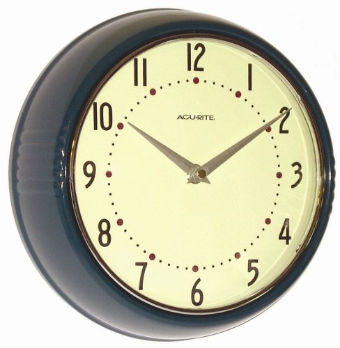 Buy Chaney Instruments Retro Blue Wall Clock Online at Low Prices in ...