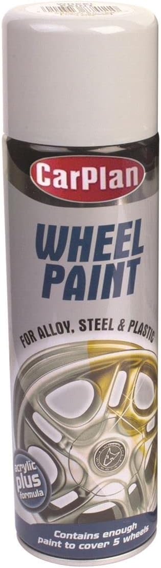 Autotek Professional Tough Durable Finish Spray Paint, Silver Wheel ...