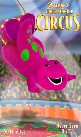 Amazon.com: Barney - Barney's Super Singing Circus [VHS] : Barney ...