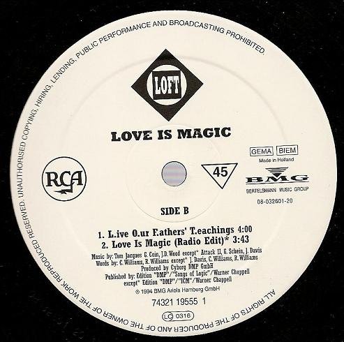 Amazon.com: Loft - Love Is Magic - RCA - 74321 19555 1: CDs & Vinyl