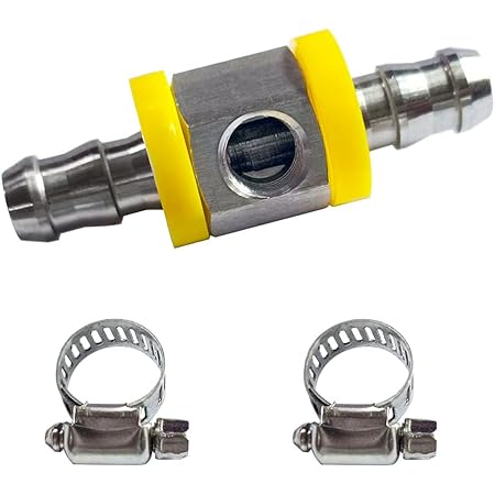 Amazon.com: JoyTube 3/8” Fuel Line Fuel Pressure Barbed Push Lock T ...