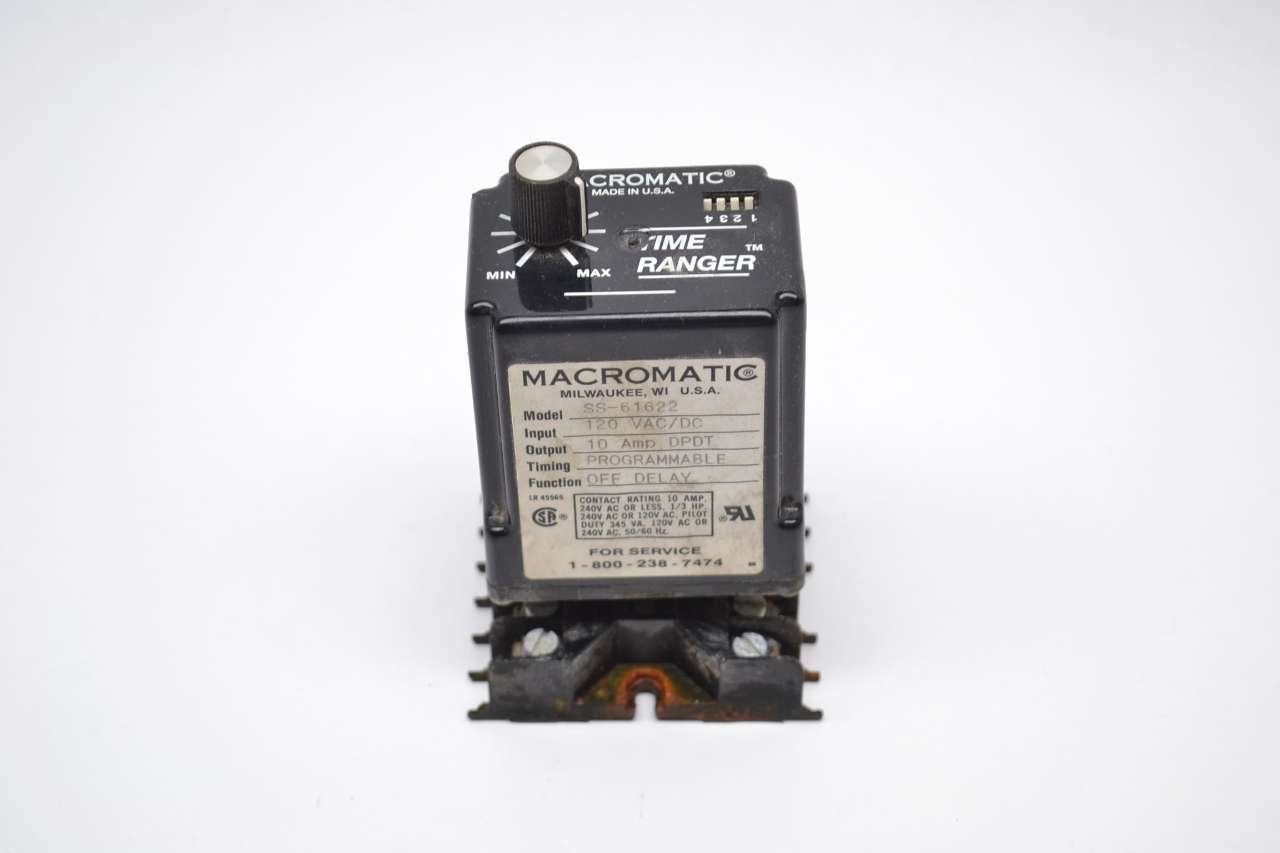 Amazon.com: MACROMATIC SS-61622 TIME RANGER PROGRAMMABLE TIME DELAY OFF ...