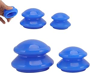 Amazon.com: Rubber Cupping Therapy Set,4 Sizes Silicone Cupping Therapy ...