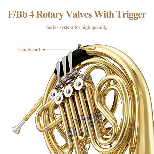 Eastar Double French Horn Key of F/Bb Standard 4-Key for Students ...
