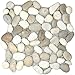 Java Tan and White Pebble Tile Sample - Marble Tiles - Amazon.com