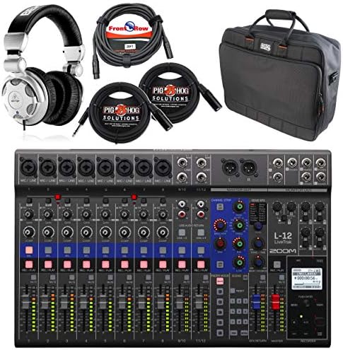 Amazon.com: Zoom LiveTrak L-12-12-Channel Digital Mixer & Multitrack ...