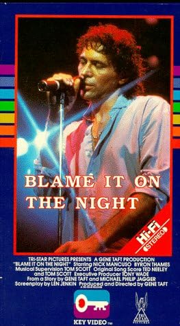 Amazon.com: Blame It on the Night [VHS] : Nick Mancuso, Byron Thames ...