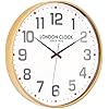 London Clock 1922 - Retro Collection - Large Boho - Natural Wood Wall ...