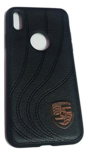Apple iPhone X Back case in Leather Black Colour : Amazon.in: Electronics