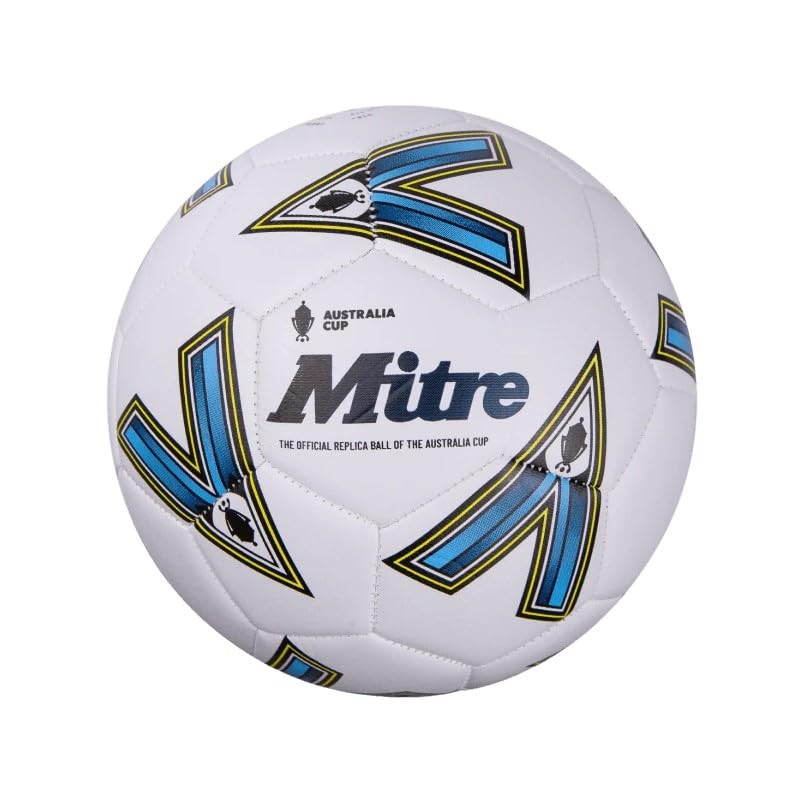 Mitre Delta Replica Australia Cup Soccer Ball, Size 5 : Amazon.com.au ...