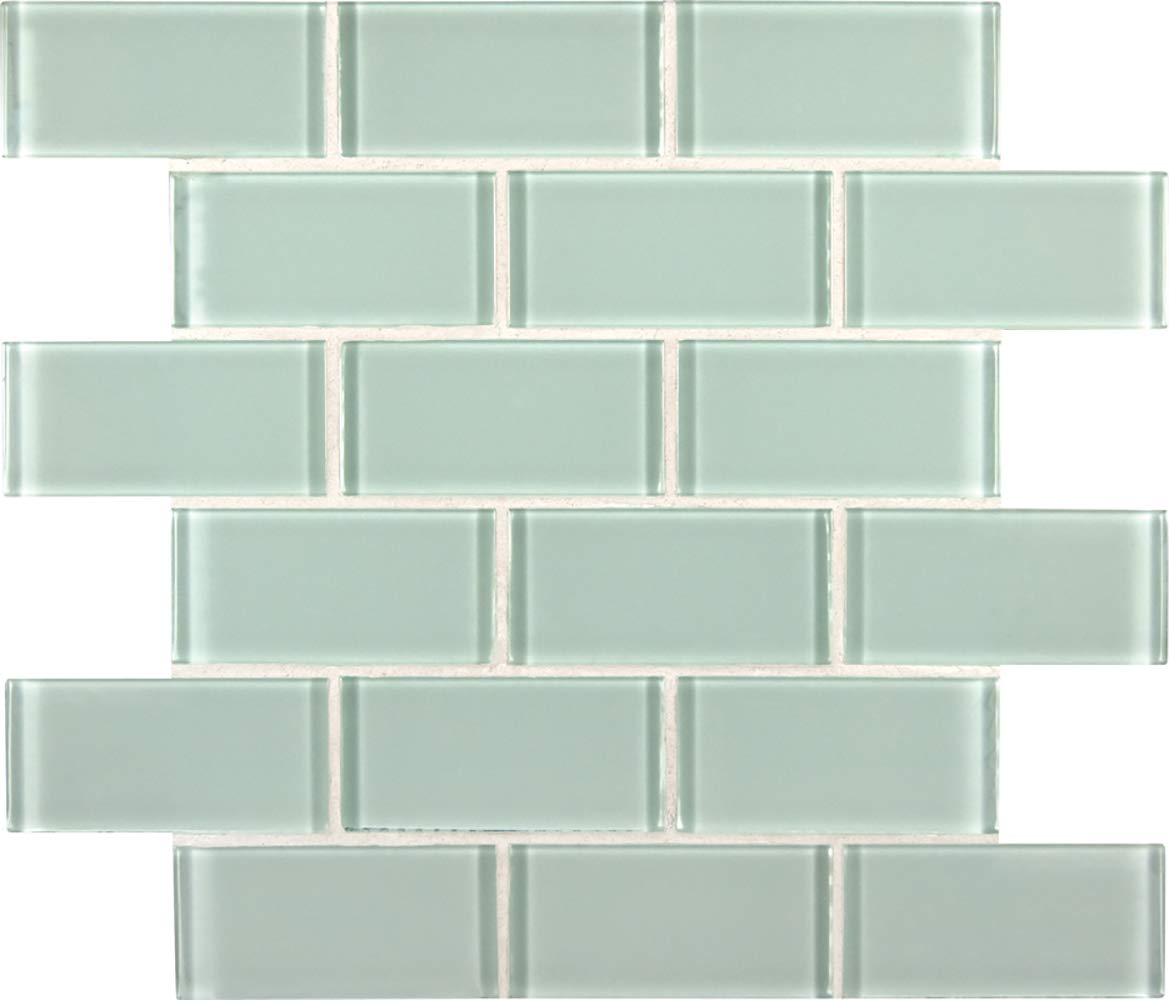 MSI Arctic Ice Glass Subway Tile for Kitchen Backsplash, Wall Tile for ...