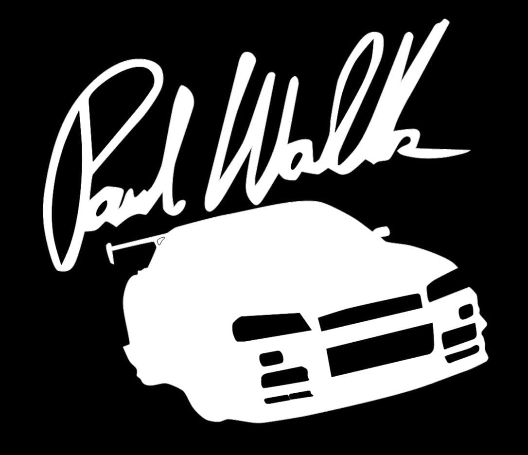 Amazon.com - Paul Walker GTR Sticker - 5" Decal (White)- Brian O'Conner ...