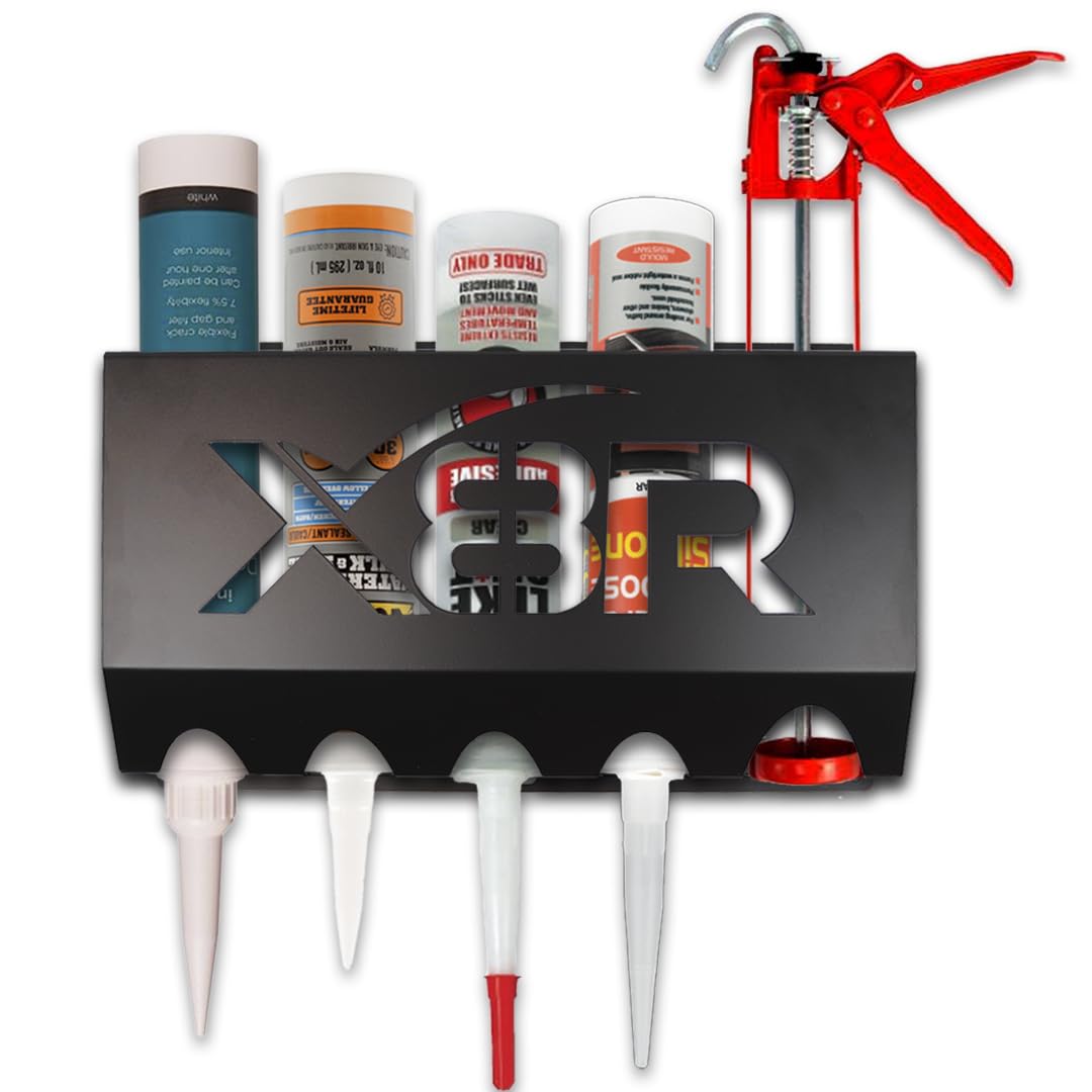 Silicone Tube, Caulking Tube Caulking Gun Wall Mounted Metal Holder ...