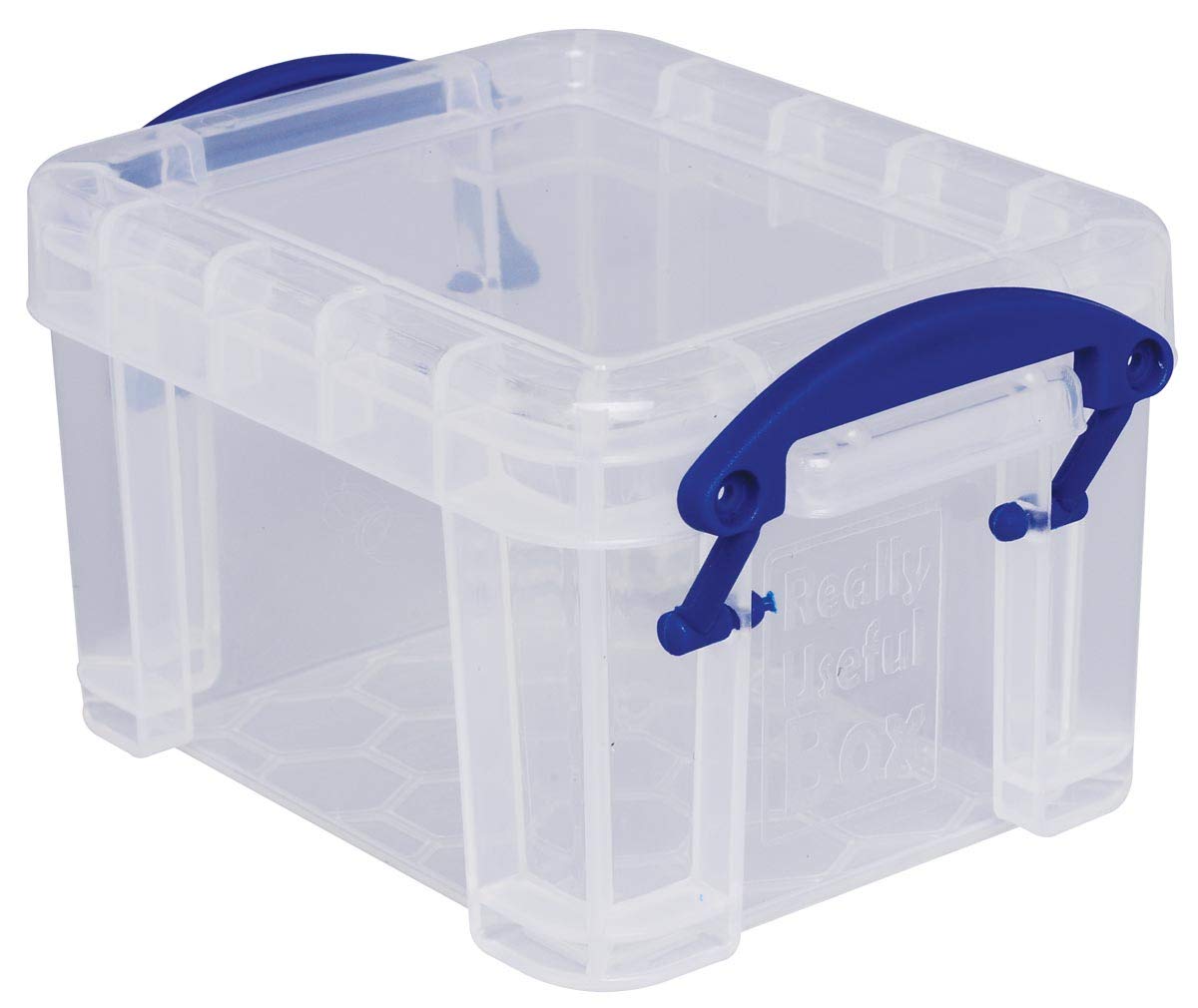 Really Useful Plastic Storage Box 0.14 Litre Clear (Pack of 10 ...