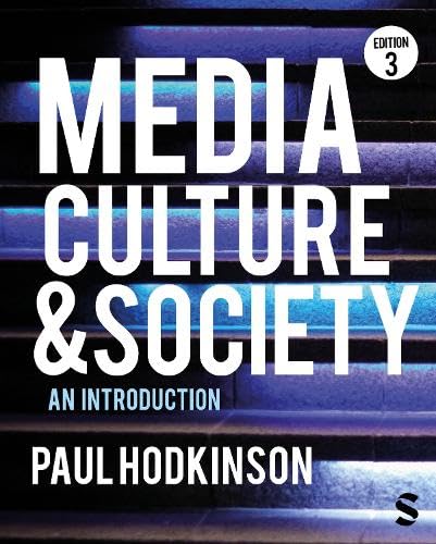 Media, Culture and Society: An Introduction: Amazon.co.uk: Hodkinson ...