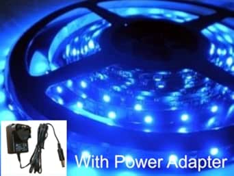 Blue (641+1422) 12volt SMC LED Flexible Strip Lighting, 5 Metre Long ...