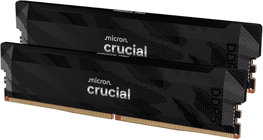 Crucial Pro DDR5 RAM 32GB Kit (2x16GB) 6400MHz CL32, Overclocking ...