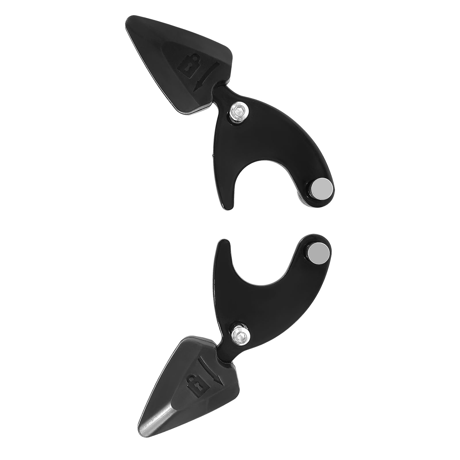 Snapklik.com : Black Mounting Luggage Rack Sissy Bar Docking Latch ...