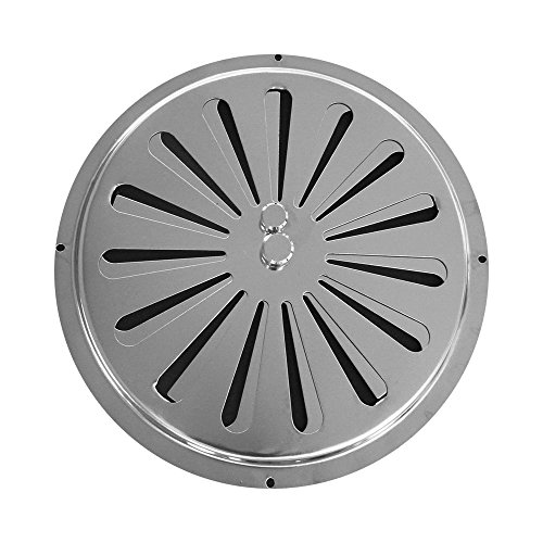 Adjusted Circular Air Vent Grate INOX AISI 316, Stainless Steel ...