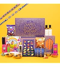 Phool Rakhi Gift Box for Brother I Rakshabandhan Gift - 7 Premium Item ...