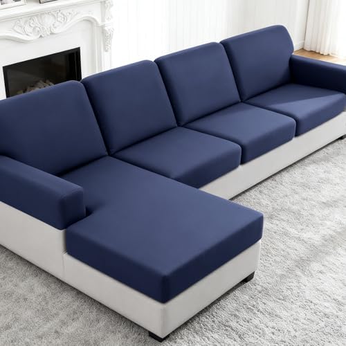 Amazon.com: TAOCOCO Sectional Couch Covers Stretch Couch Cushion Covers ...