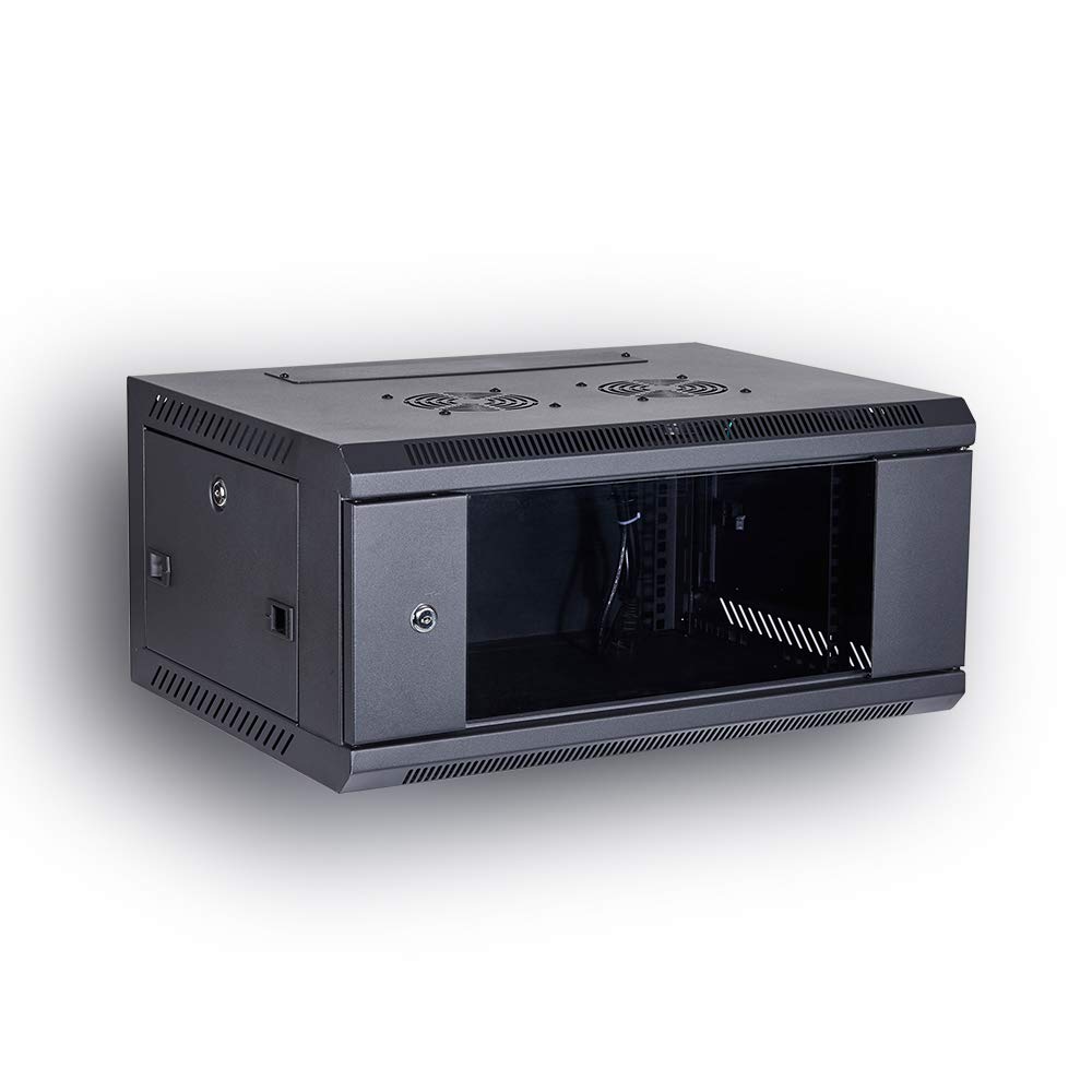 Buy Kenuco 4U Wall Rack Server Cabinet Data Network Enclosure 19-Inch ...