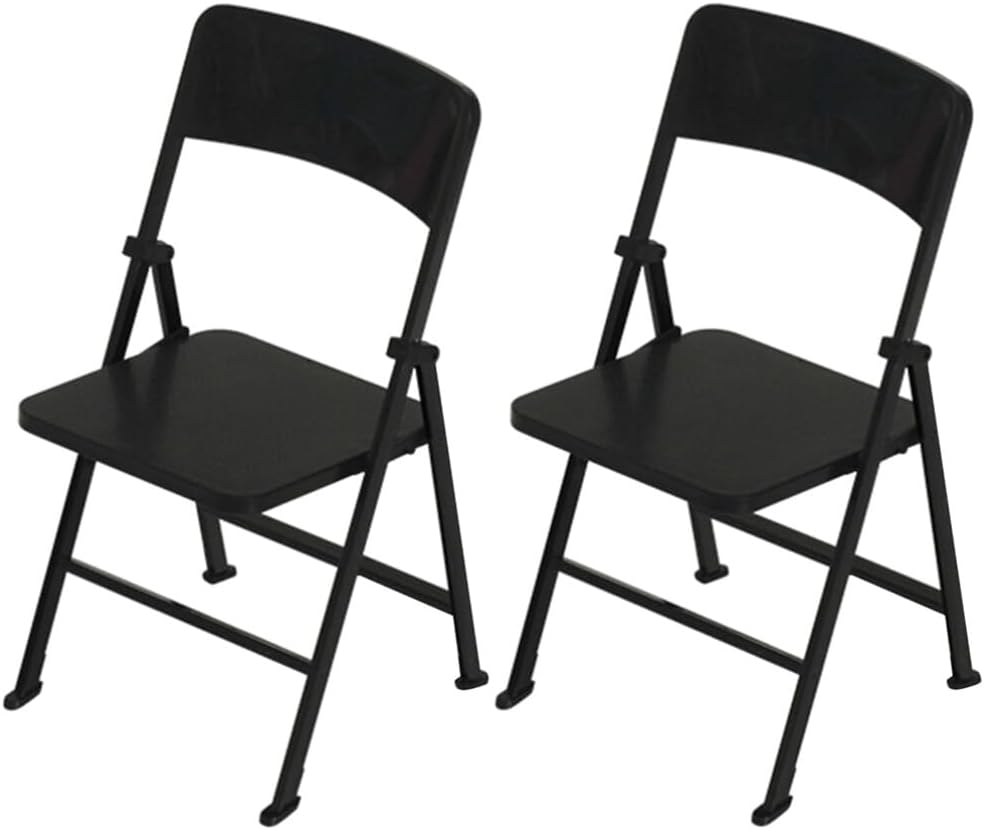 Amazon.com: Miniature Folding Chair Plastic Mini Foldable Chairs ...