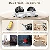 AEZ Robot Camera on Wheels 1080P Dual Lens, Indoor Movable Security ...