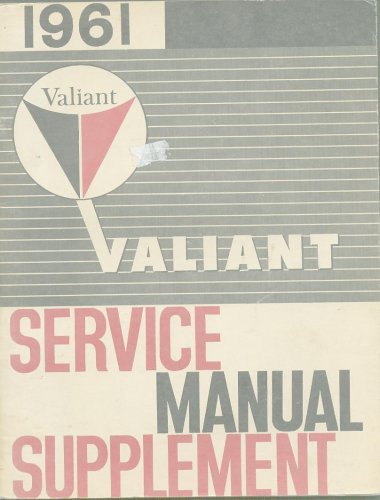 1961 Valiant Service Manual Supplement (Valiant): Books - Amazon.ca