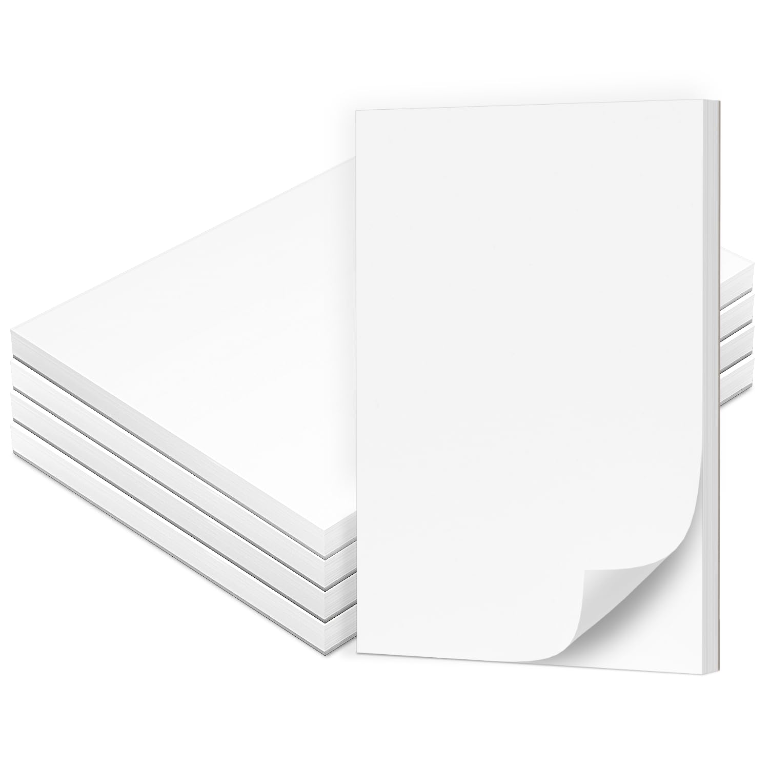 Fantastino® Block Notes A5 Bianco - 5 Pezzi, 250 Fogli (50 per Blocco ...