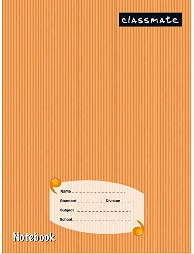 Classmate Notebook - 240mm x 180mm, Soft Cover, 172 Pages, Single Line ...