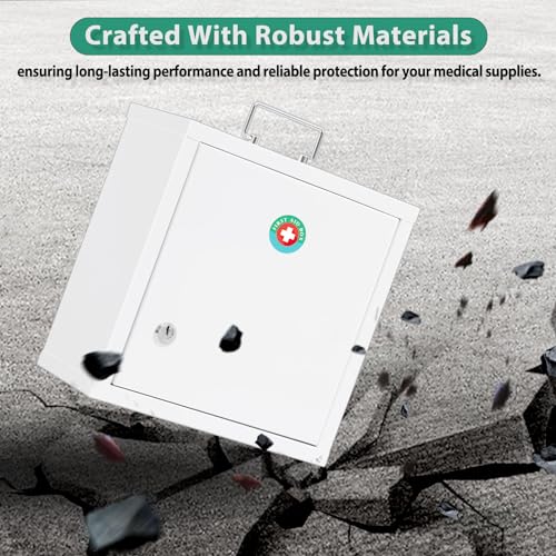 Snapklik.com : KYODOLED Locking Medicine Cabinet, Medication Lock Box