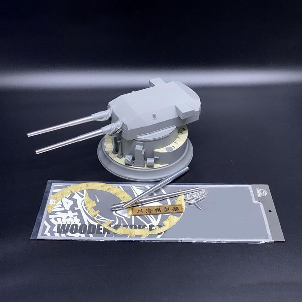 1/72 Scale Metal Barrels Wooden Deck Fit for Takom 0512 Bismarck Gun ...
