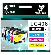 Amazon.com: LC406 LC406XL Ink Cartridge Compatible for Brother LC406XL ...