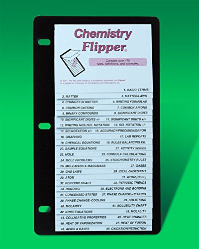 Chemistry Flipper Flip Up Guide Reference: Lee, Christopher ...