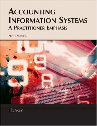 Accounting Information Systems - A Practitioner Emphasis: Heagy ...